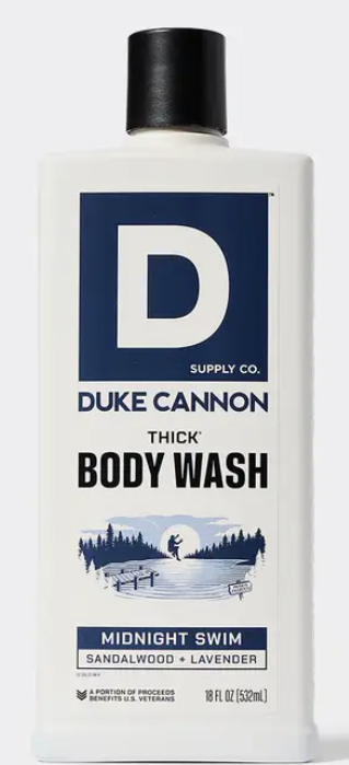 Duke Cannon- Thick Body Wash- Midnight Swim- Sandalwood and Lavender 1 ...